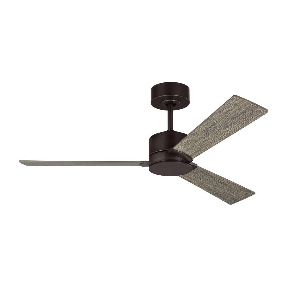 3 Blade Ceiling Fan in Modern Style-12.6 inches Tall and 44 inches Wide ...