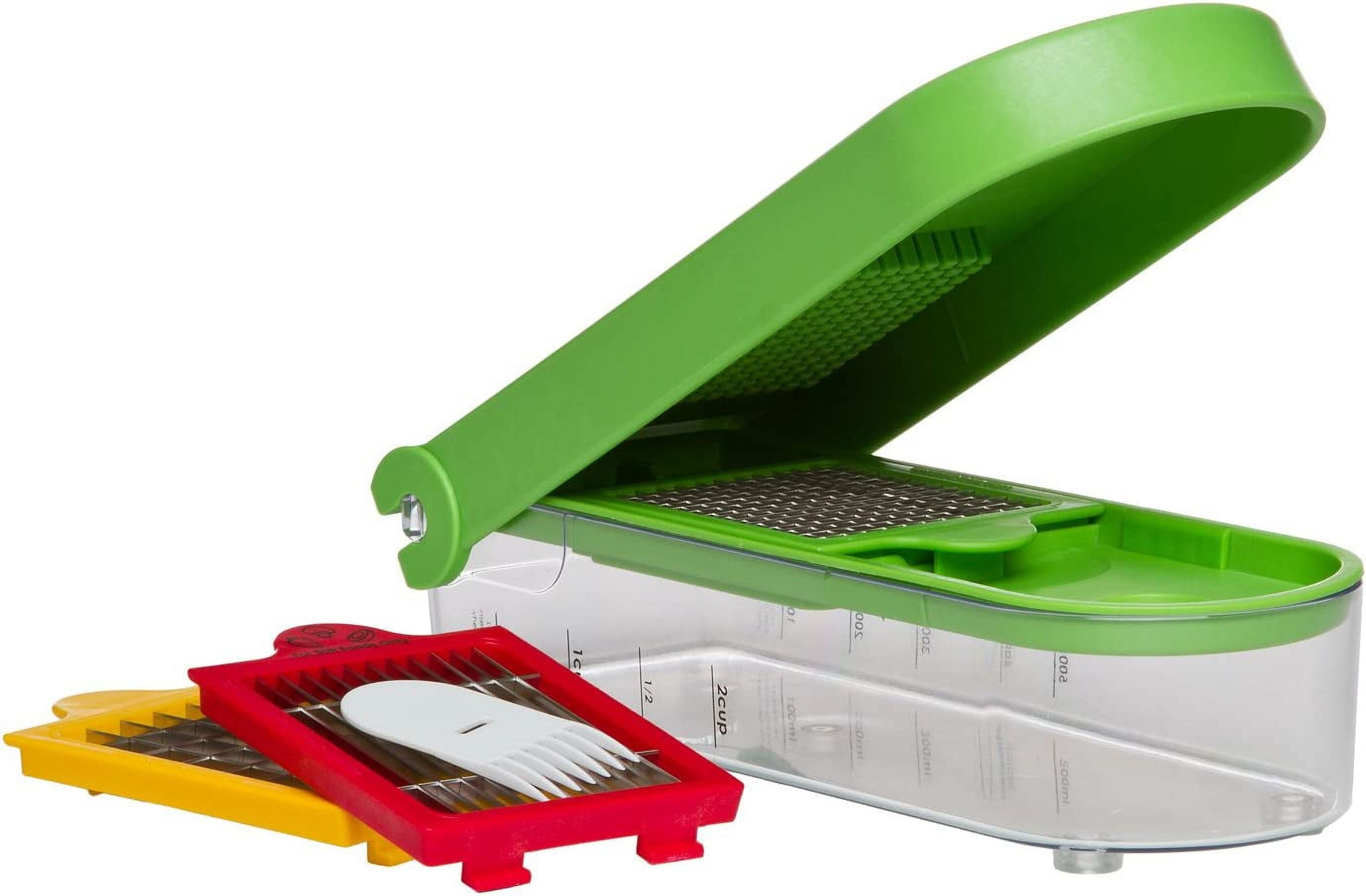3-Blade Dice & Slice Chopper – Multi-Function Vegetable and Fruit ...