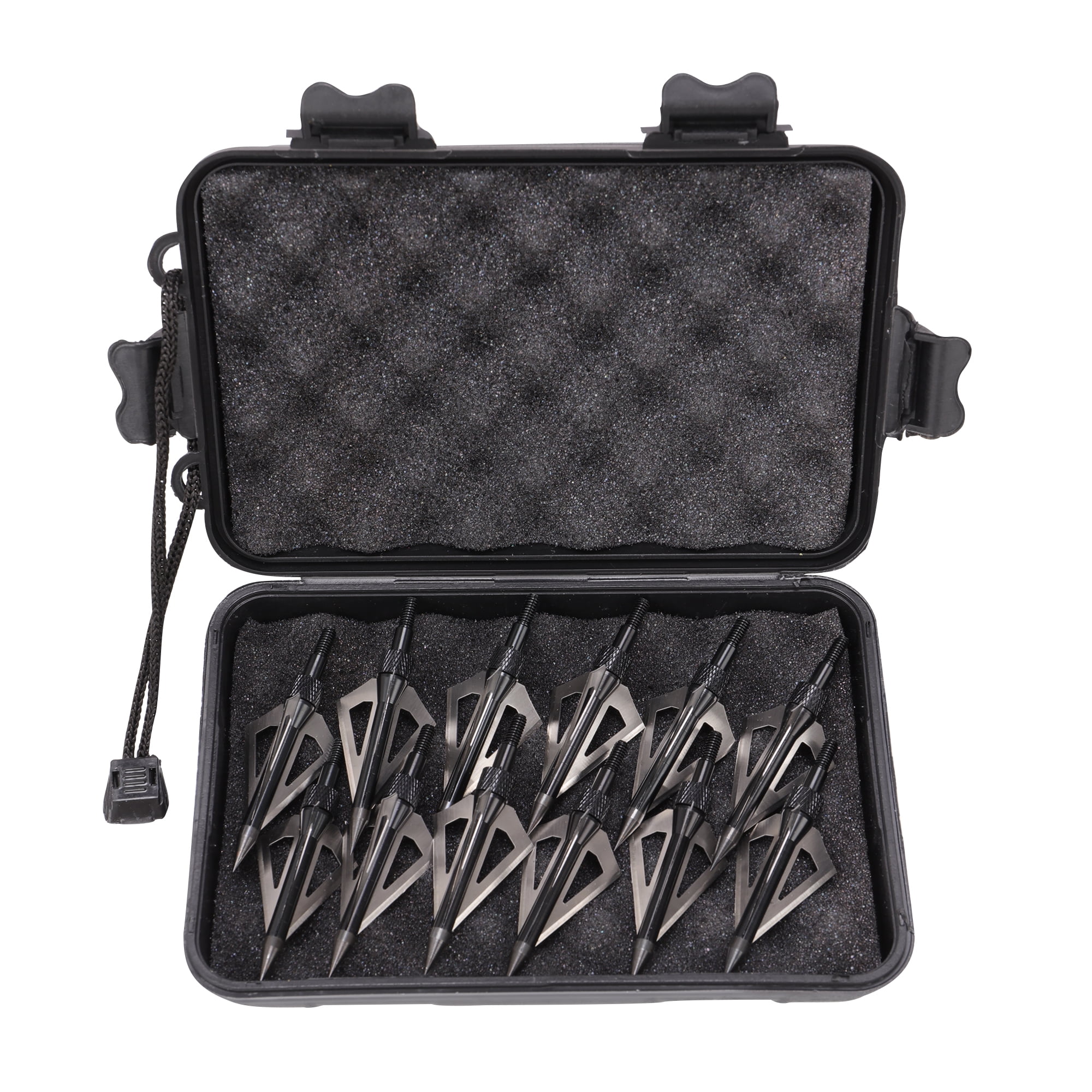 3-Blade Fixed Broadheads 100 Grain Screw-in Archery Arrow Tips for ...