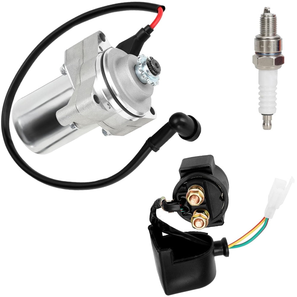 3 Bolt Starter Motor & Solenoid Relay Suitable for Tao tao Coolster ...