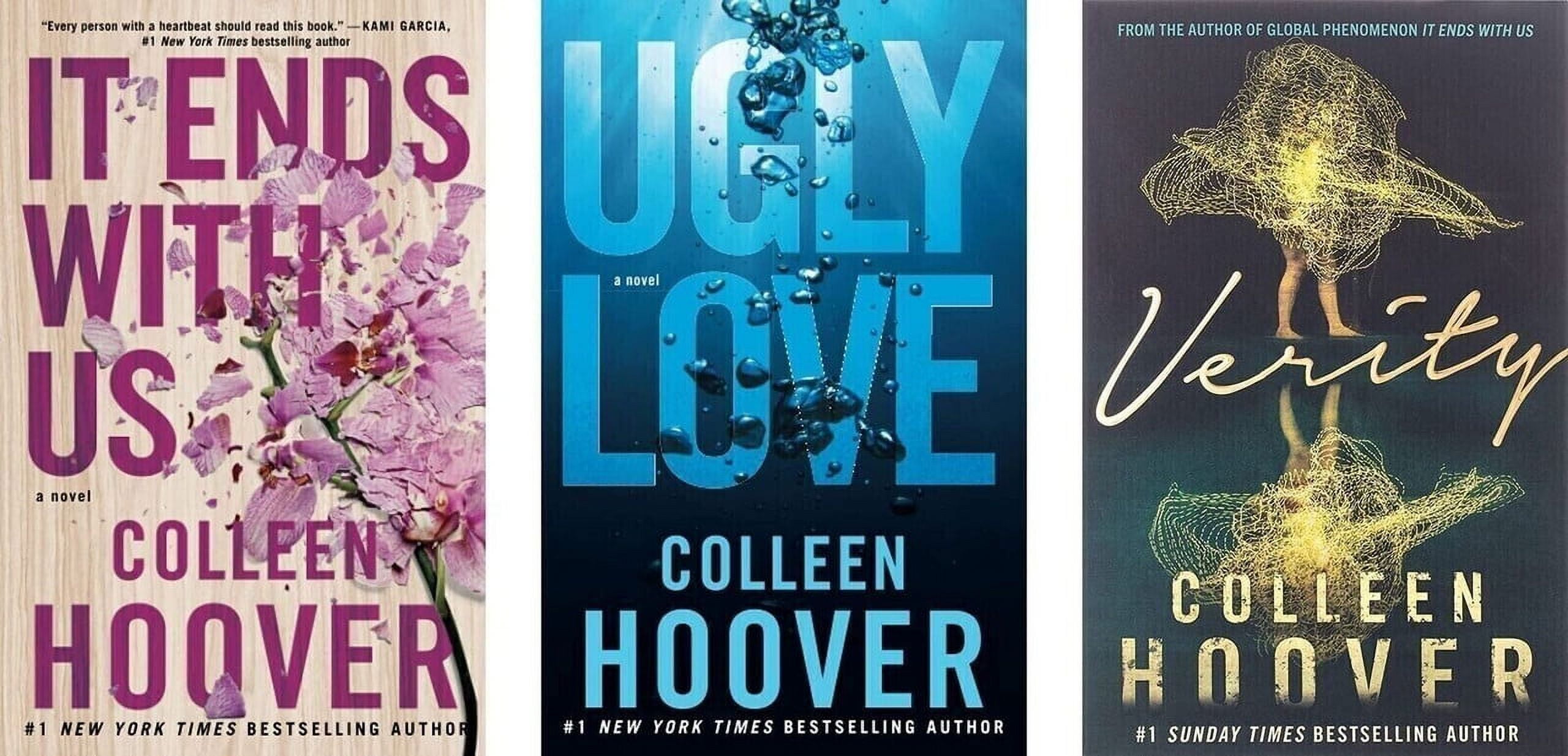 3 Books Collection Set [Verity, It Ends with Us & Ugly Love] By Colleen ...