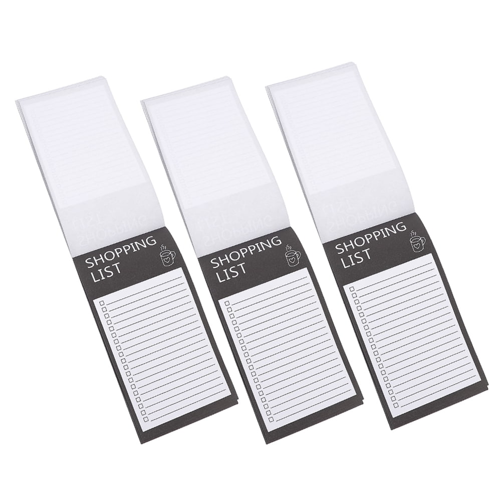 WRISTBIQUE magnetic fridge memo pad magnet for fridge Paper 3Set ...