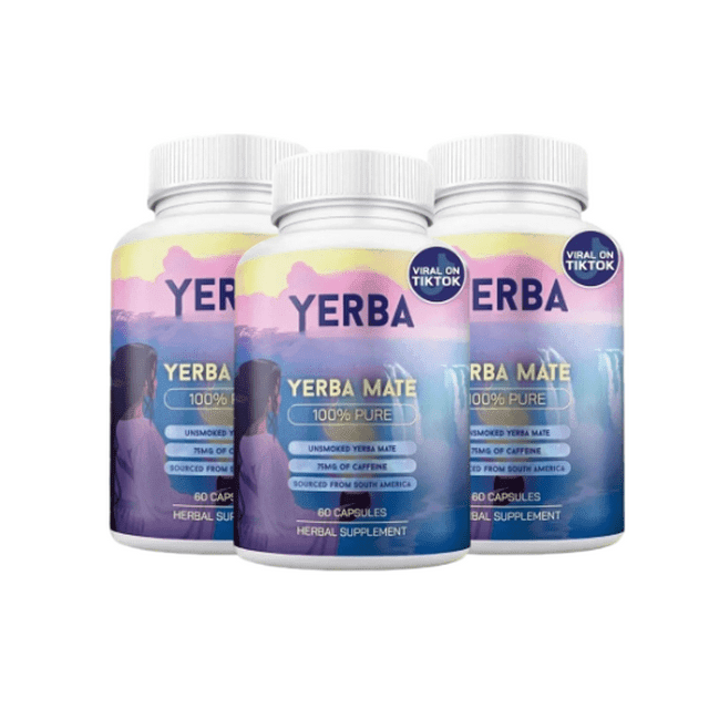 3 BottleYerba Magic Yerba Mate Capsules (60 Capsules) – 100% Natural ...
