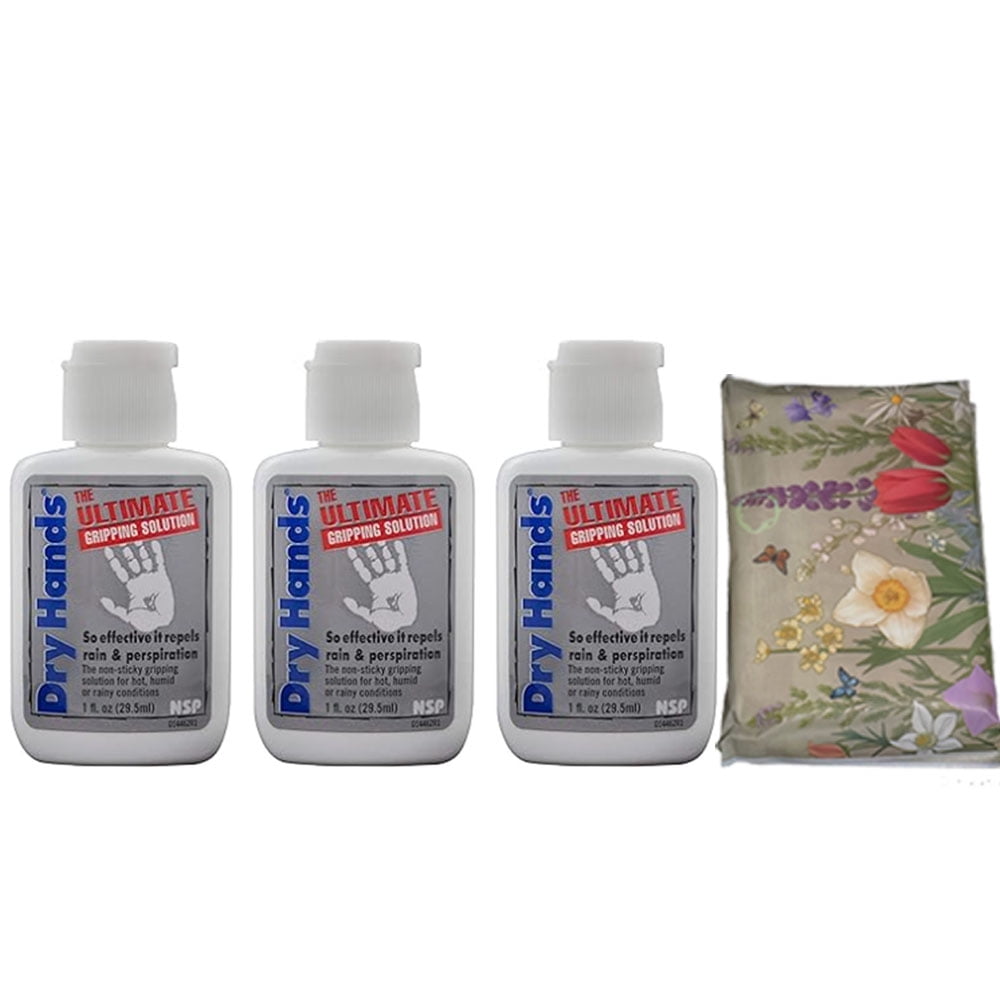 3 Bottles of Dry Hands All-Sport Grip-Enhancing Topical Lotion With ...