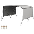 3 Bow Bimini Top for Boats 6 Ft Lx46 In Hx67-72 In W Heavy Duty Marine ...