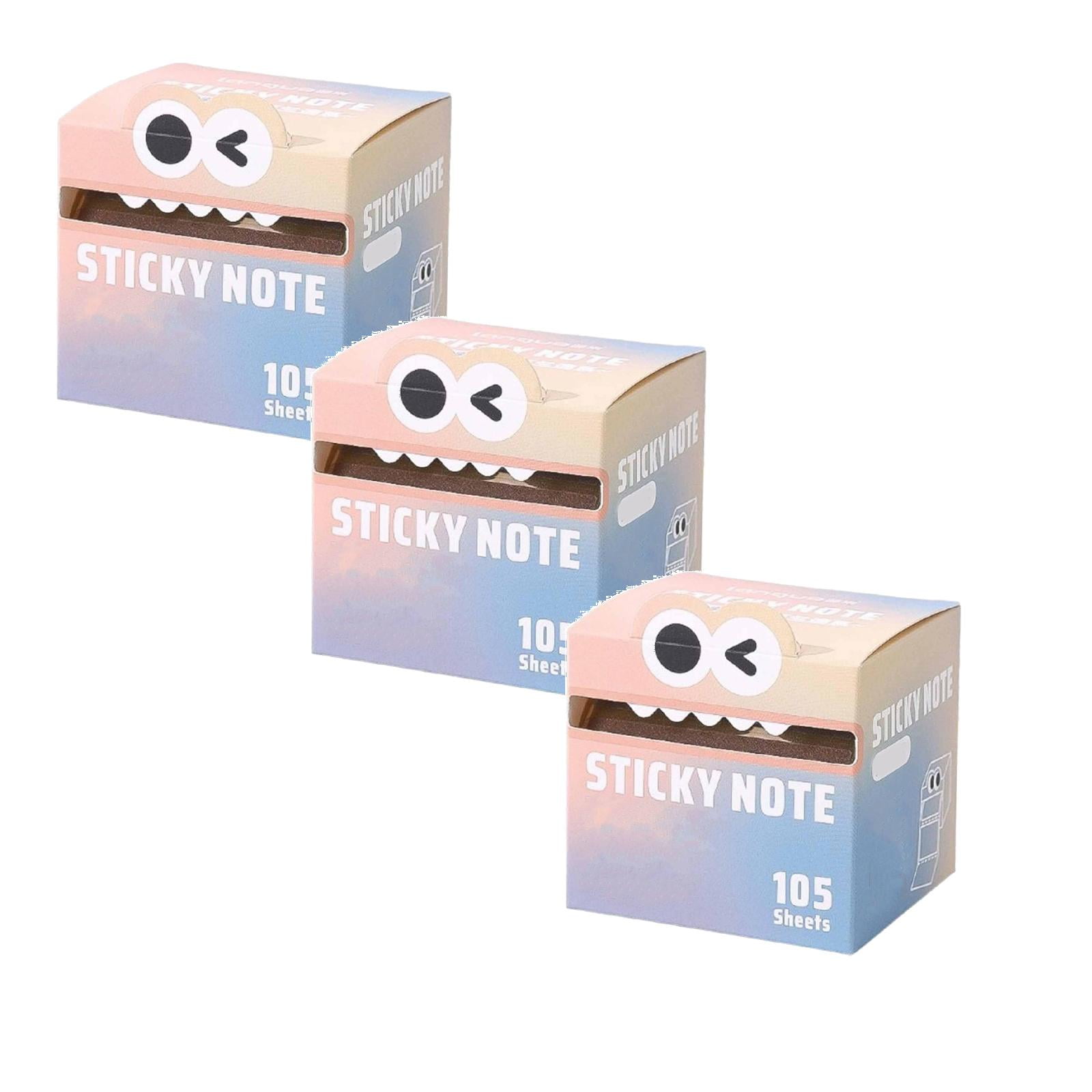 3 Box 324 Sheets Pop Up Sticky Notes, Cute Creative Packaging ...