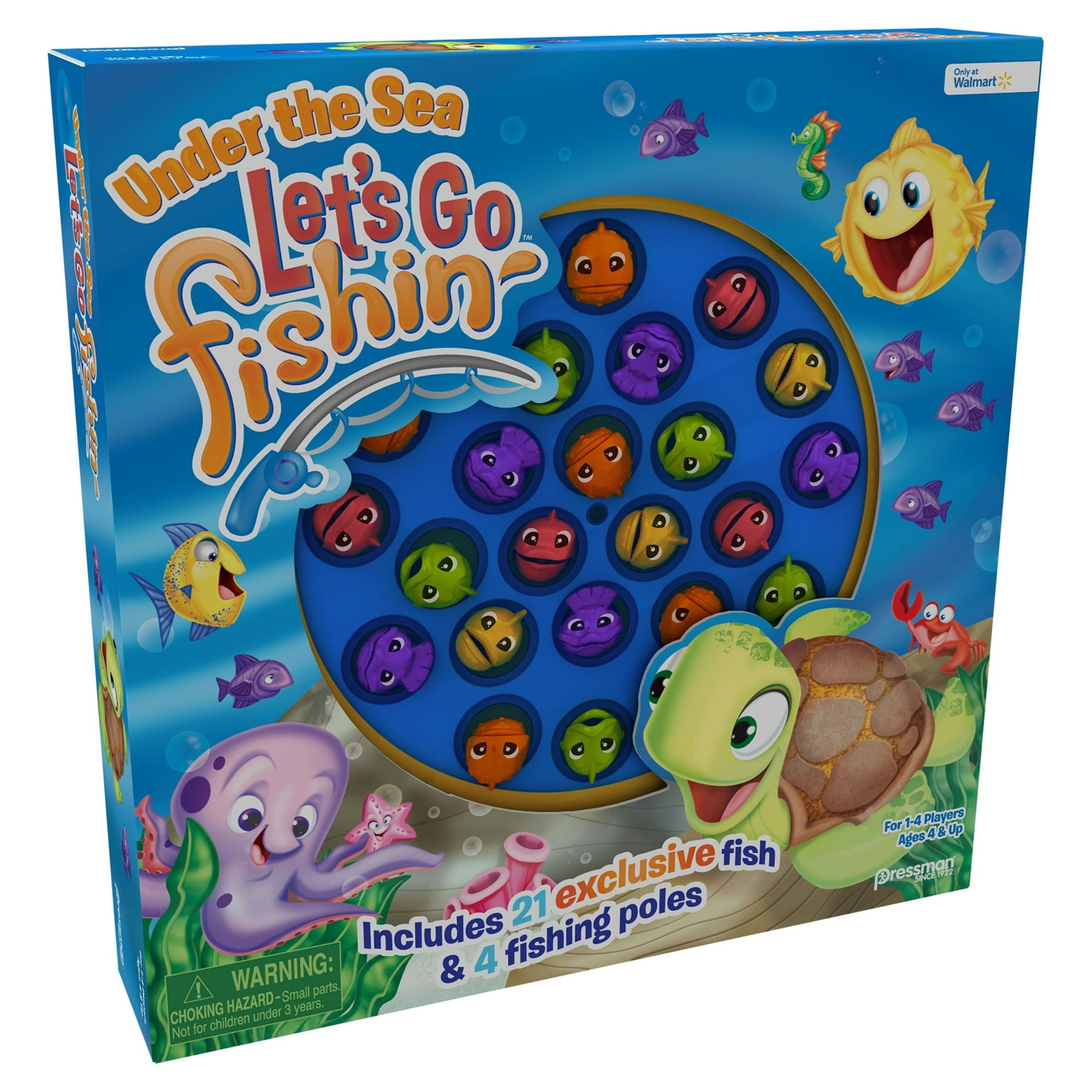( 33333 Box ) Pressman Let's Go Fishin' - Under The Sea Game for Kids ...