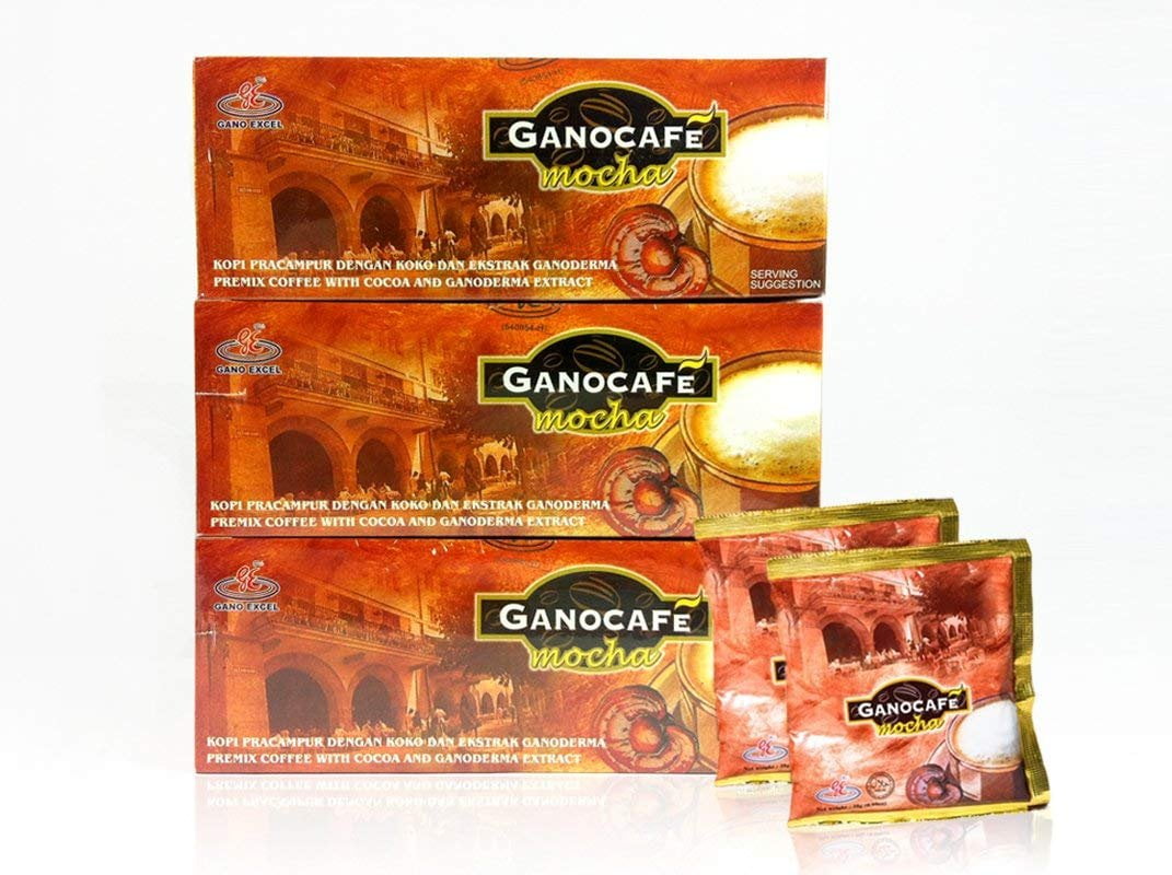 3 Boxes Gano Excel Mocha Coffee With Ganoderma Lucidum Extract ...