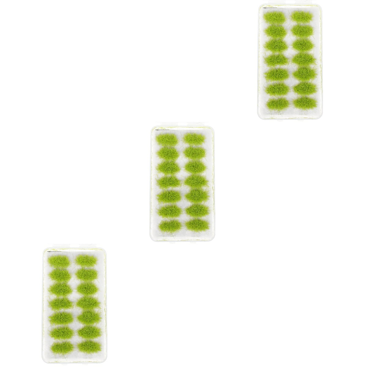 3 Boxes Garden Model Train Grass Grass Basket Model Sand Table Ornament ...