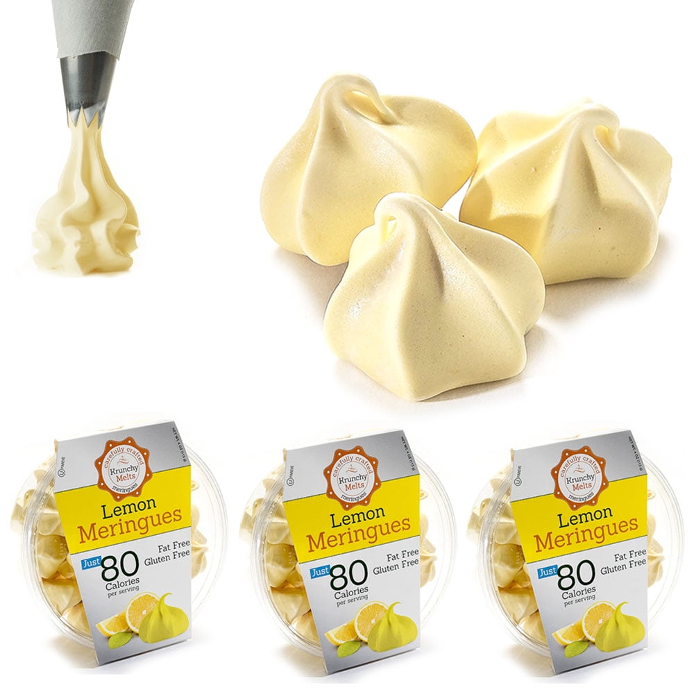 3 Boxes Lemon Meringues Cookies Gluten Low Fat Sweets Snack Treat ...
