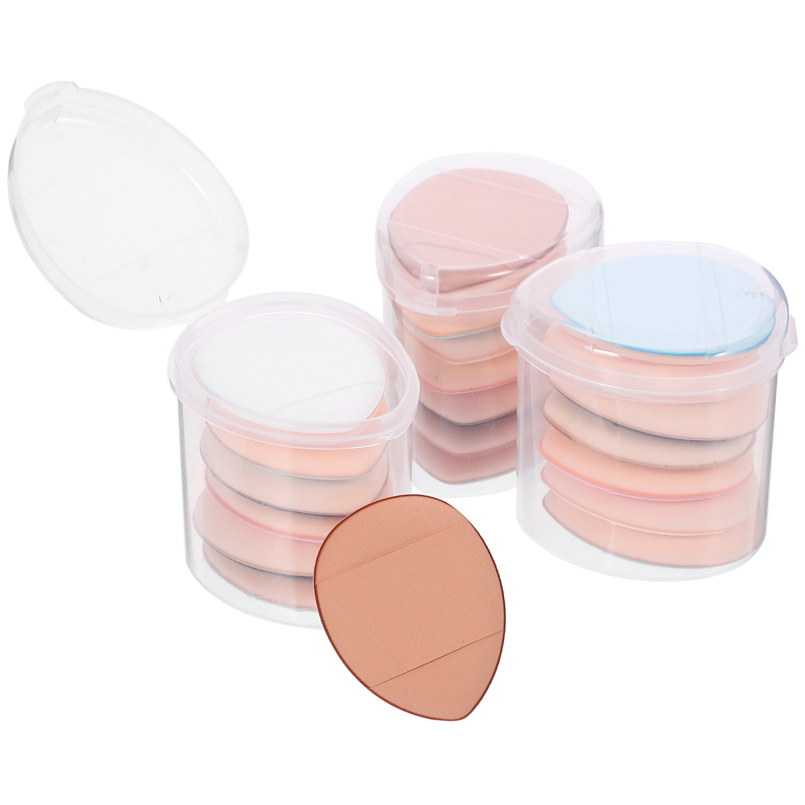 3 Boxes Makeup Sponges for Foundation Mini Finger Puff - Walmart.com