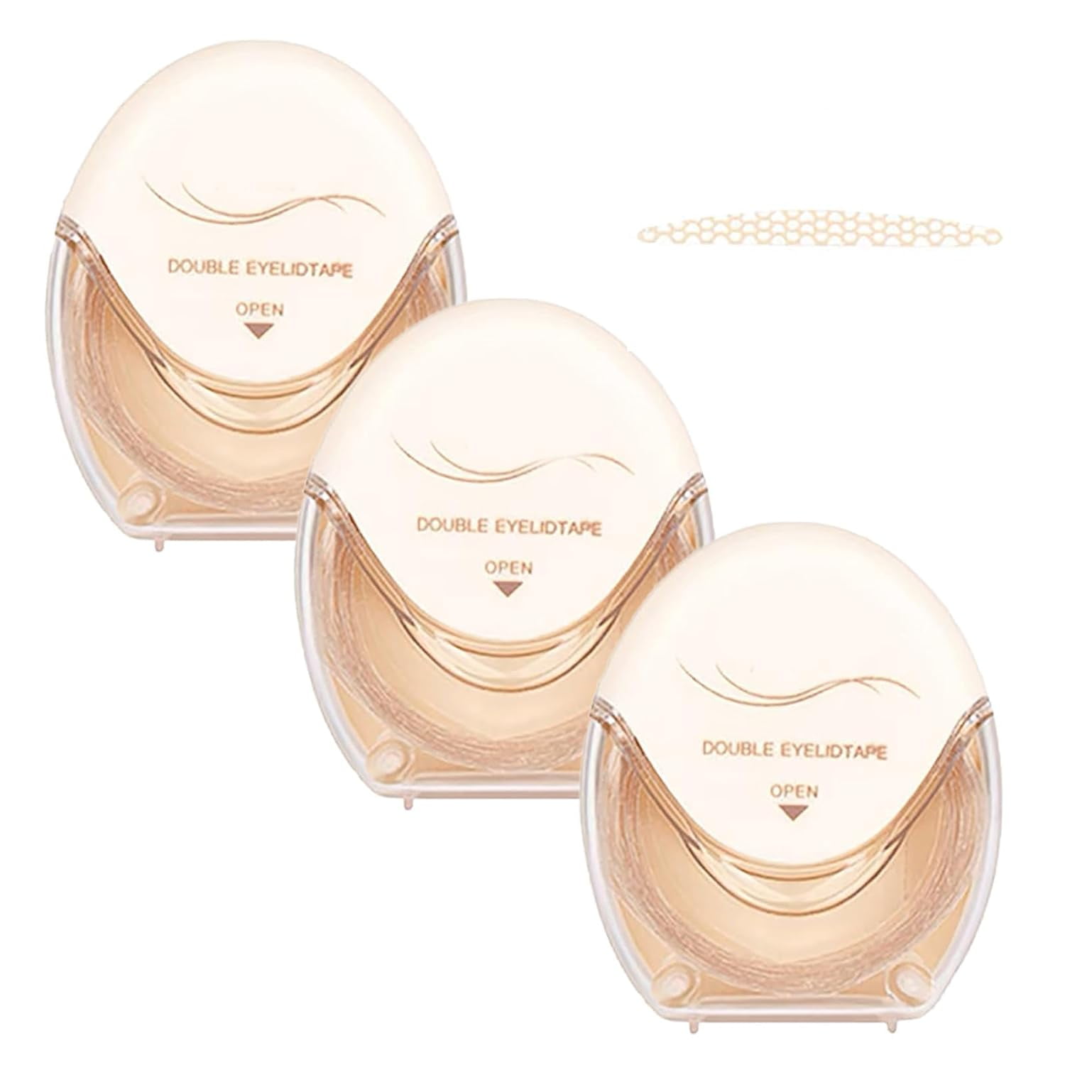 3 Boxs Double Eyelid Tape,Glue-Free Invisible Double Eyelid Sticker(120 ...