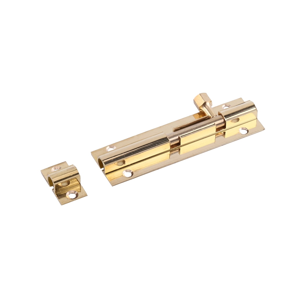 Reiche 3" Brass Door Slide Catch Lock Bolt Barrel Home Gate Safety ...