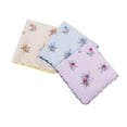 Elegant Wedding Accessories Cotton Embroidered Handkerchief Set Soft ...