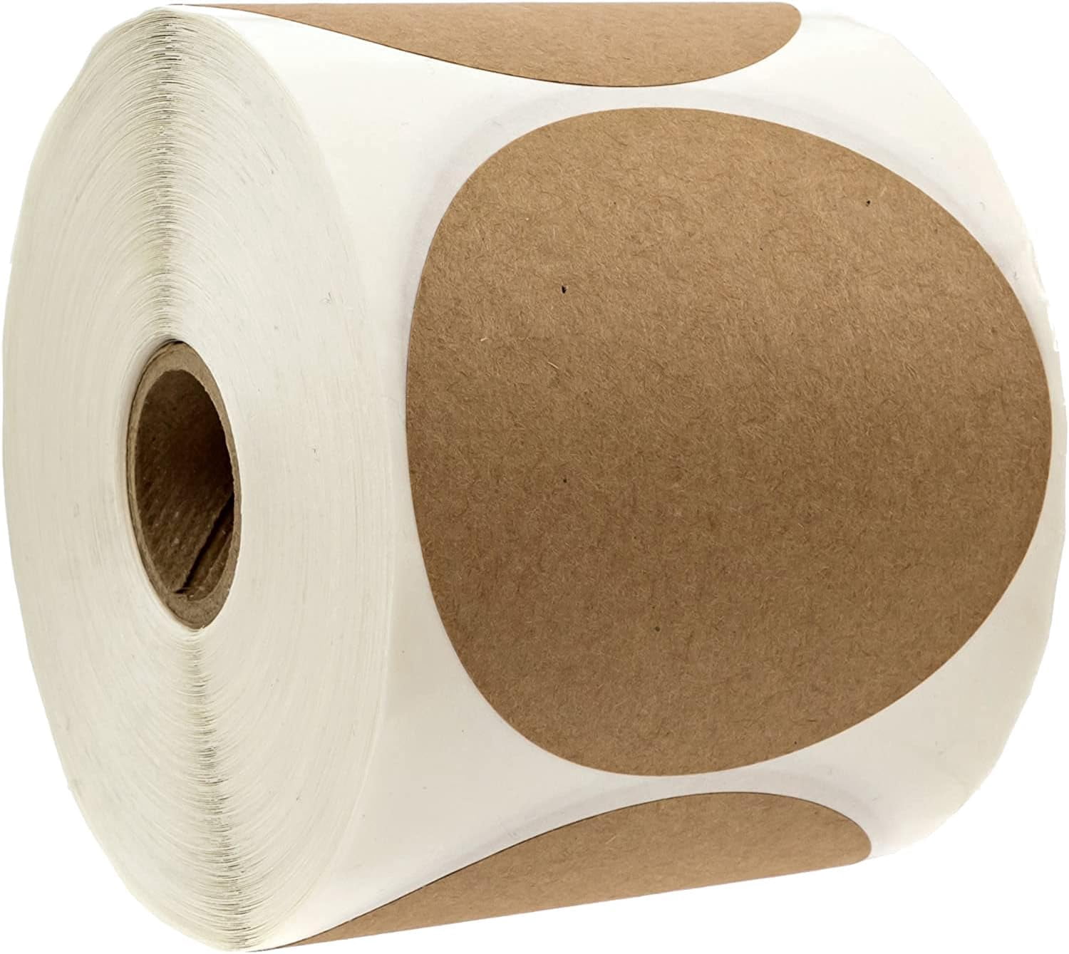 3" Brown Stickers / 500 Blank Circle Labels/DIY Round Canning Labels ...