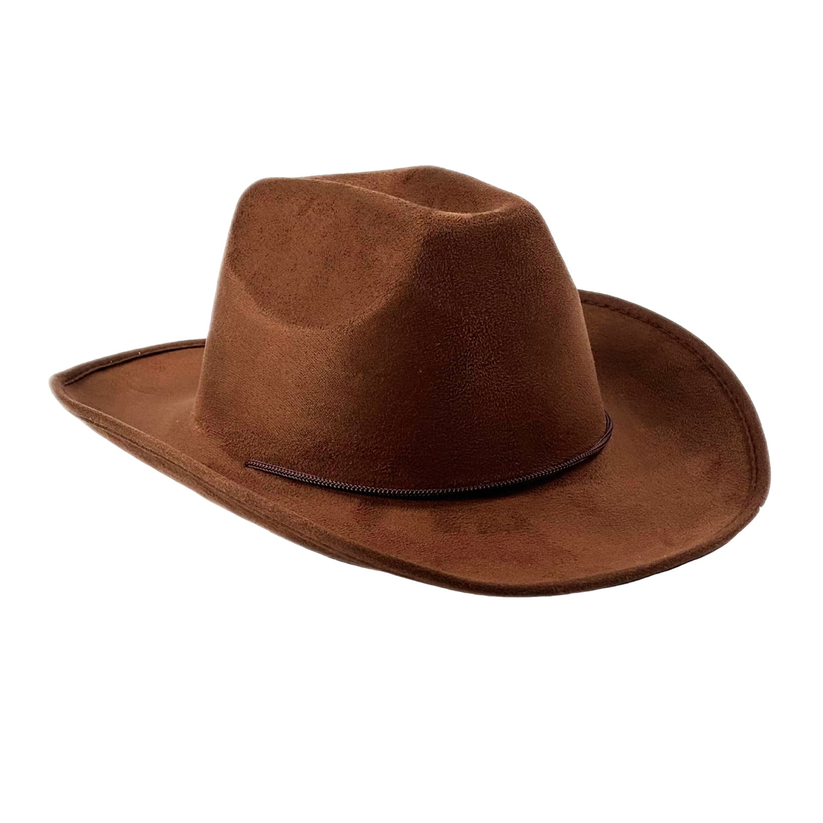 3. Brown Western Hat Adjustable Breathable Design for Outdoor Concerts ...
