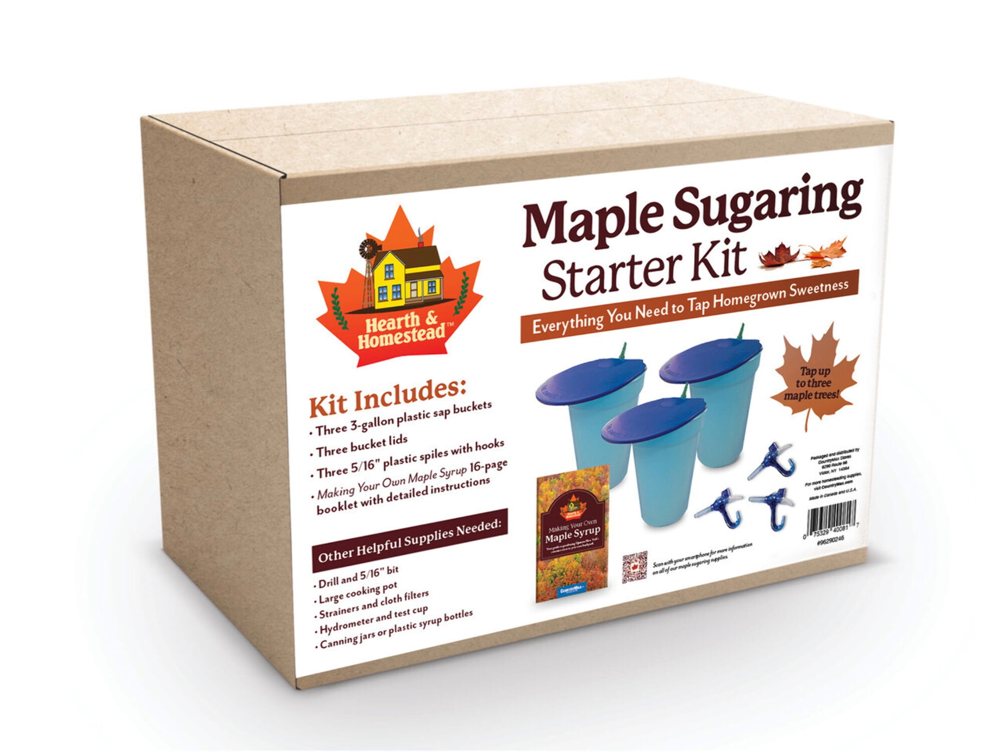 3 Gallon Maple Sugaring Syrup Starter Kit with Taps - Walmart.com