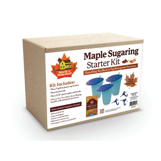 3 Gallon Maple Sugaring Syrup Starter Kit with Taps - Walmart.com