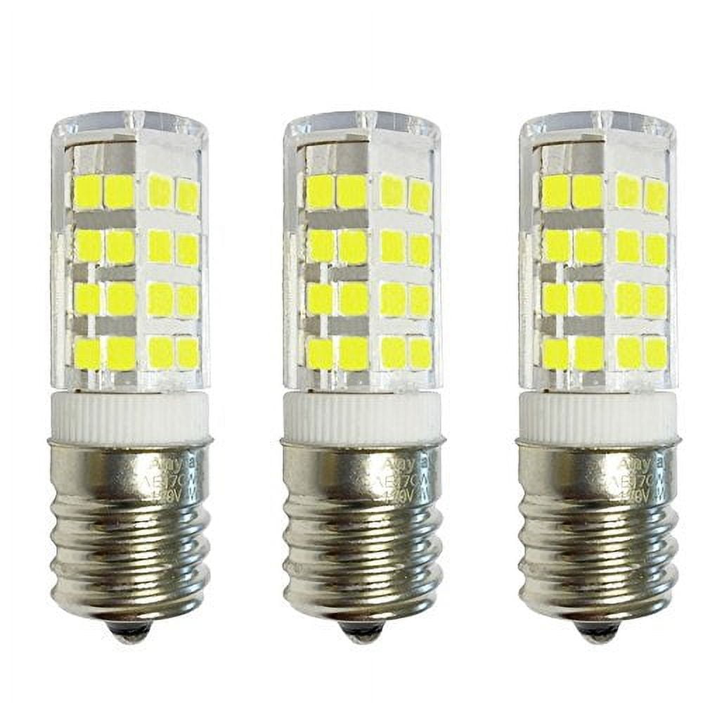 3-Bulbs E17 LED Bulb for Microwave Oven, Freezer, Under-Microwave Stove ...