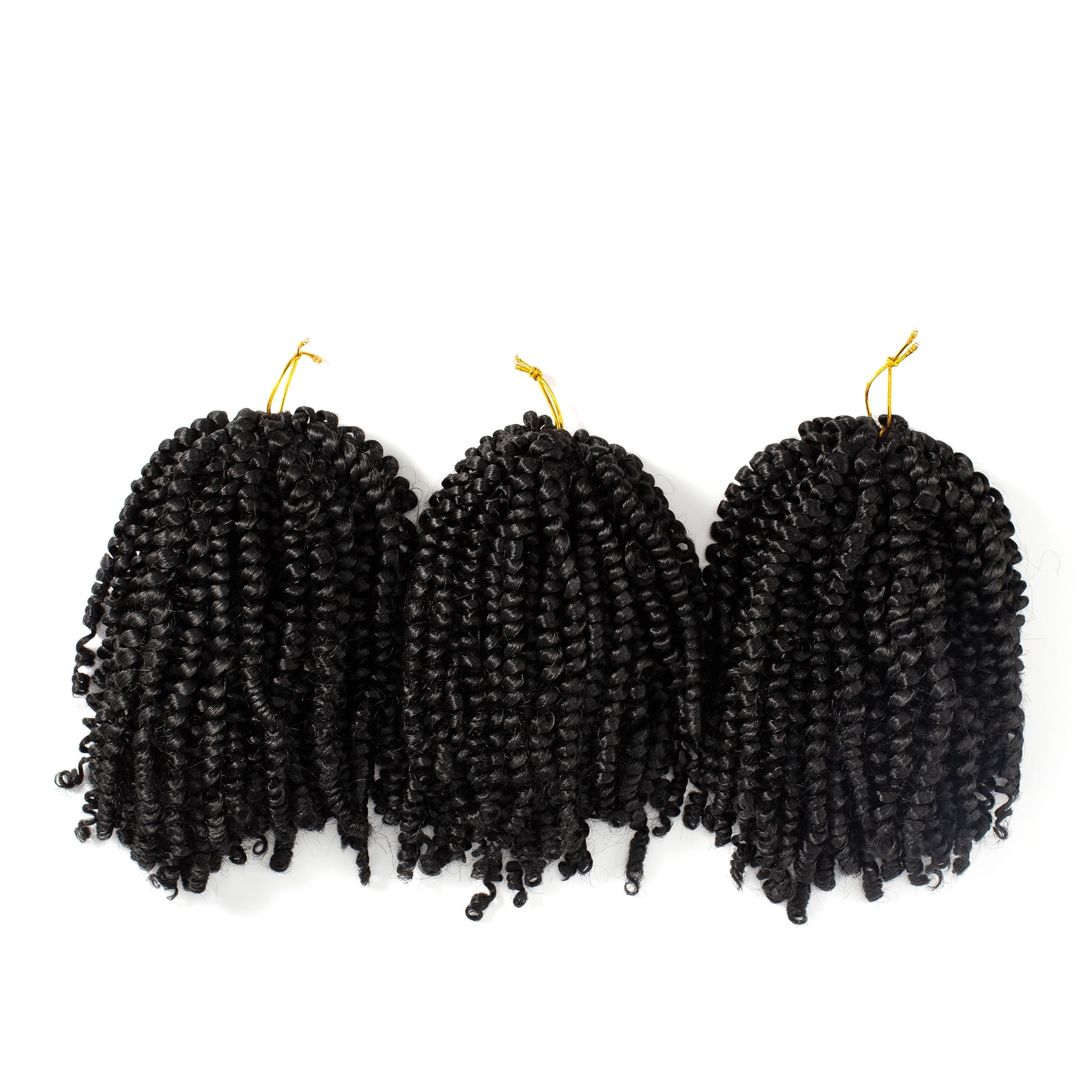 3 Bundles/Lot 8 Inch Short Spring Twist Crochet Braids Bomb Twist ...