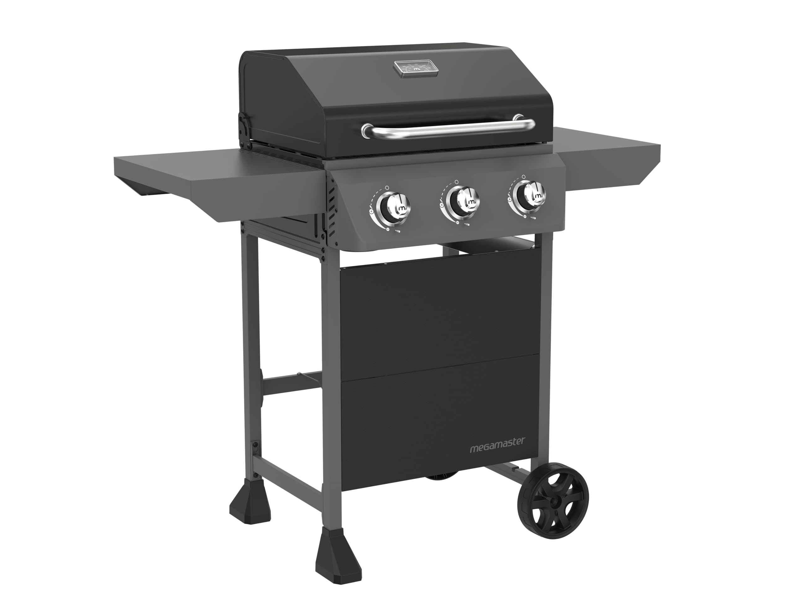 3-Burner Outdoor Propane Grill, 30K BTU Heating, 429.81 SQ In Grilling ...