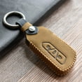 3 Button Brown Key Fob Cover Fit for Volkswagen vw golf 8 2020 Skoda ...