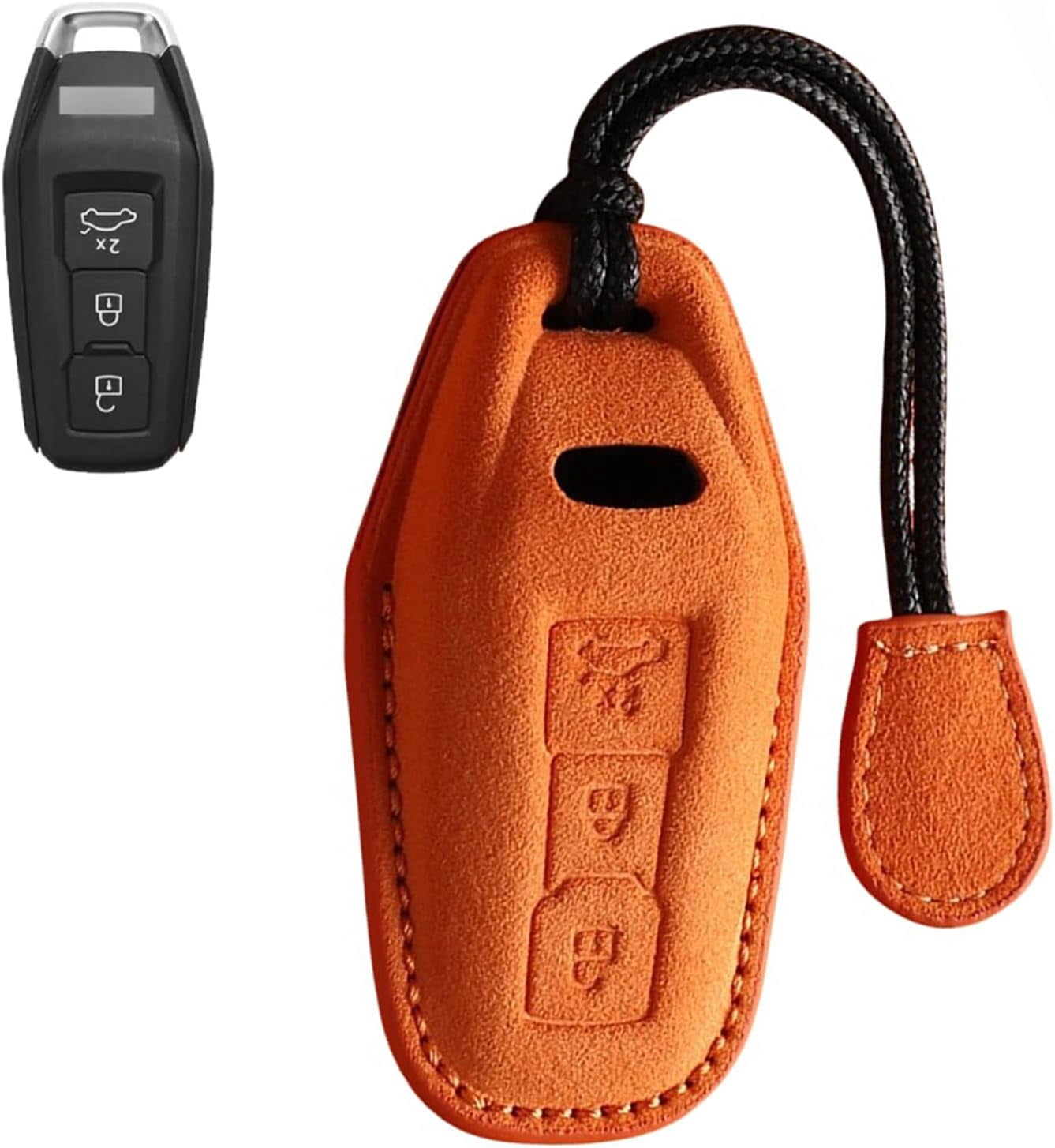 3-Button Key Case Holder Protector Keychain for Audi Q5 SQ5 Sportback ...