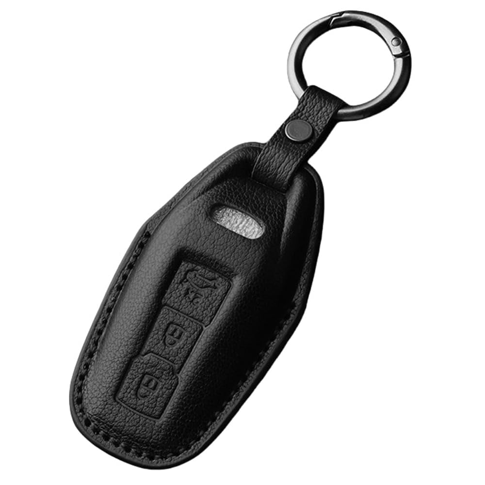 3 Buttons Premium Leather Key Fob Cover Compatible with Audi Q5/SQ5 ...