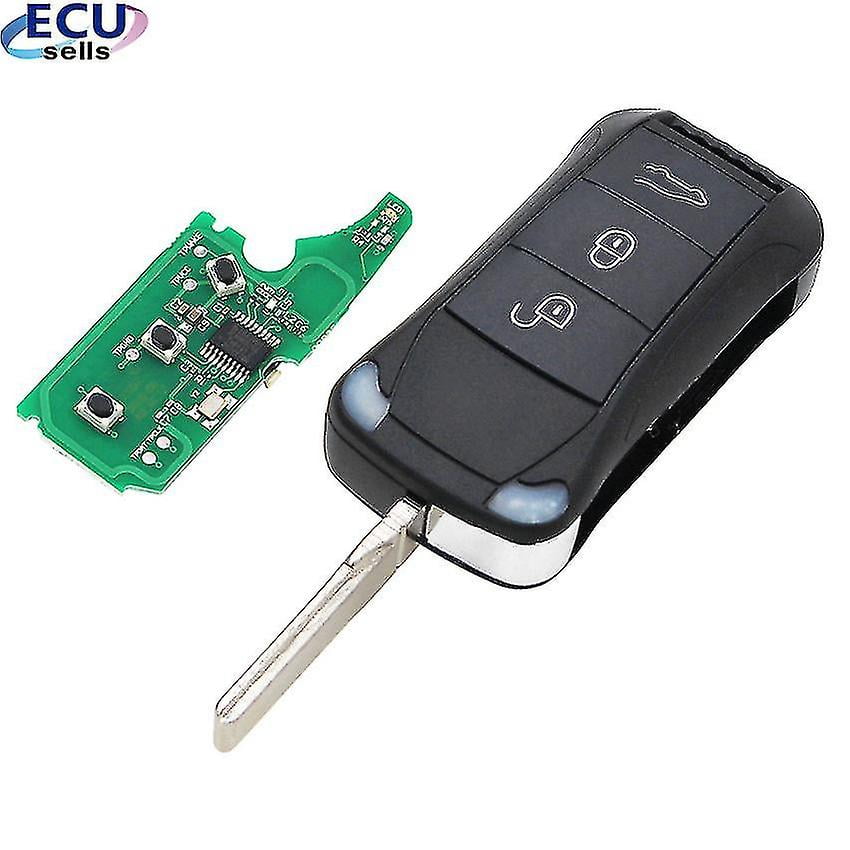 3 Buttons Remote Key Fob 315mhz / 433mhz For Porsche Cayenne 2004-2012 ...