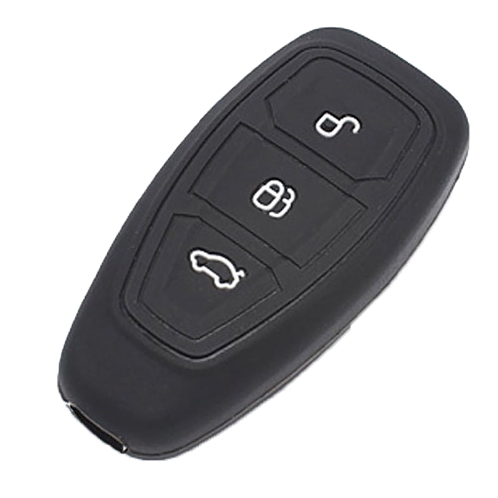 3 Buttons Silicone Remote Car Key Fob Cover Case for Ford Focus Fiesta ...