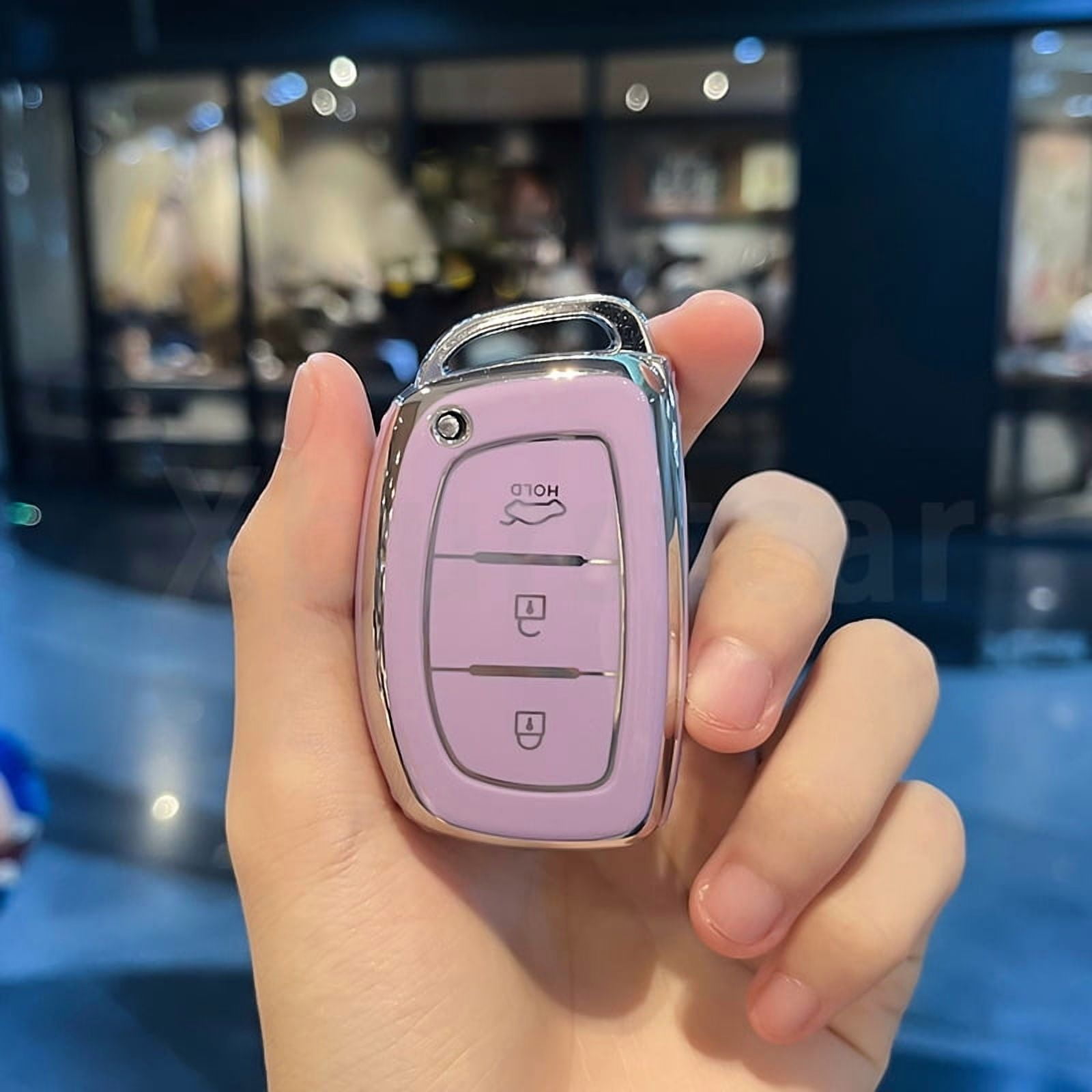 3 Buttons TPU Car Key Case Smart Remote Fobs Cover For Hyundai ix35 i40 ...