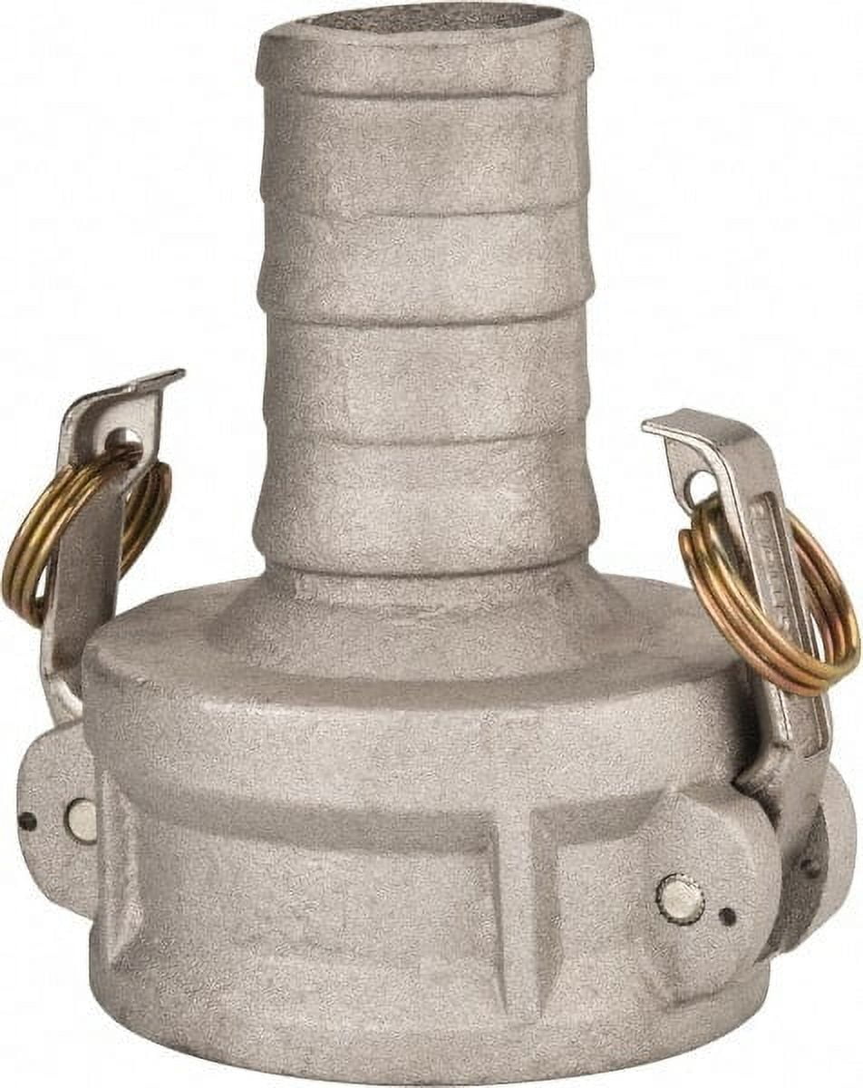 3" Cam & Groove Female Coupler Hose Shank Part C, Aluminum, 500 Max psi ...