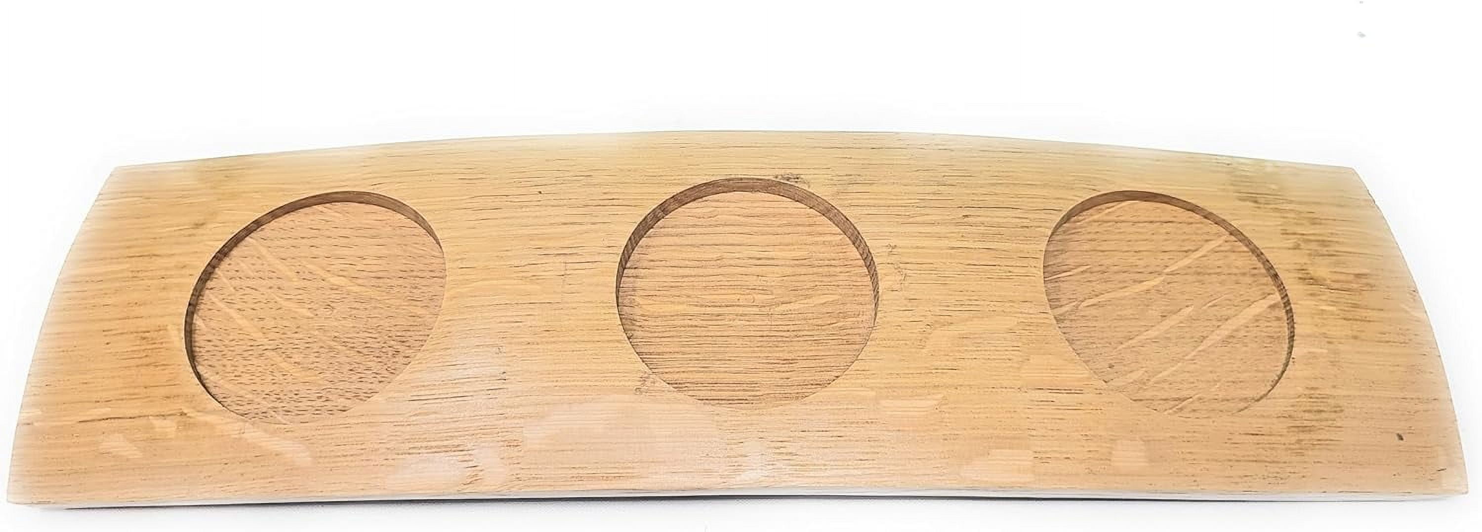 3 Candle Wine Barrel Stave Candle Holder, Fits Glassybaby Candles ...