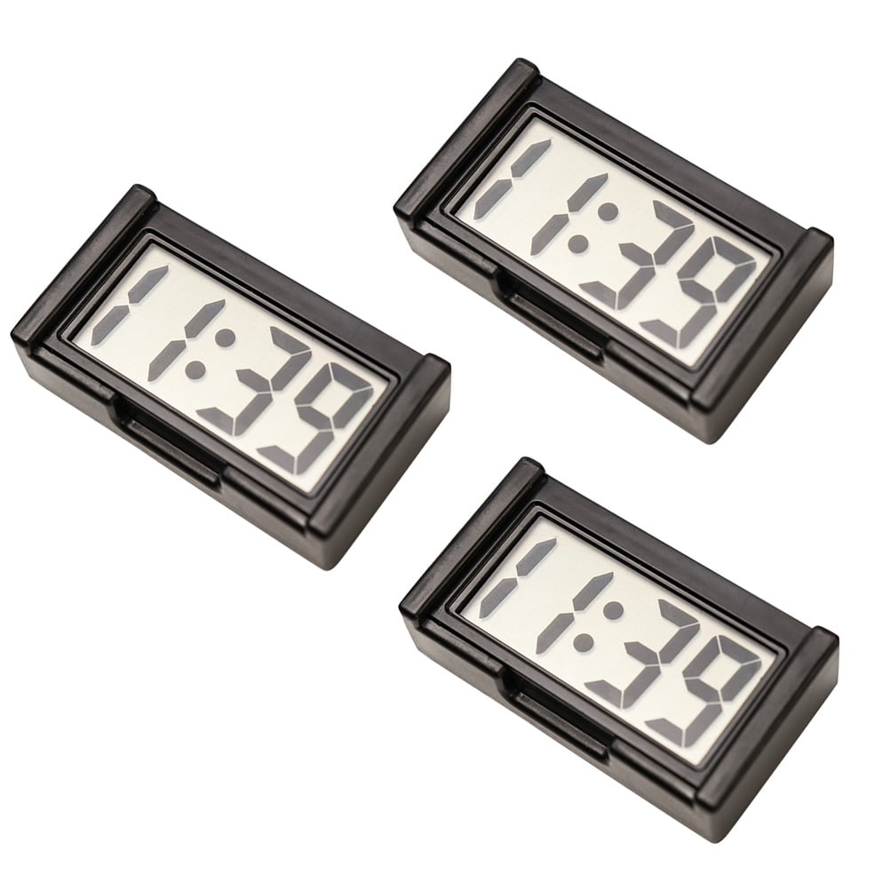 3 Car Dashboard Digital Clock Automotive On Watch Bedside Desk Table ...