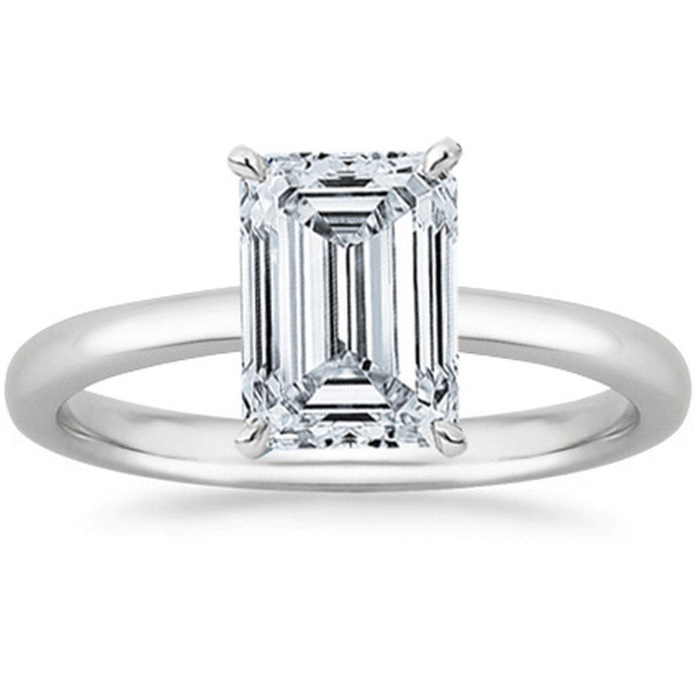 3 Carat 14K White Gold LAB GROWN Solitaire IGI CERTIFIED Diamond ...