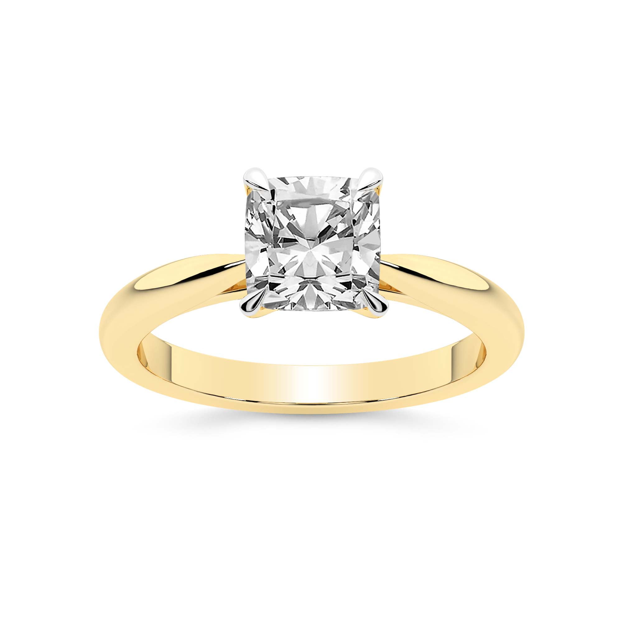 3 Carat IGI Certified Cushion Shape Lab Grown Diamond Engagement Ring ...