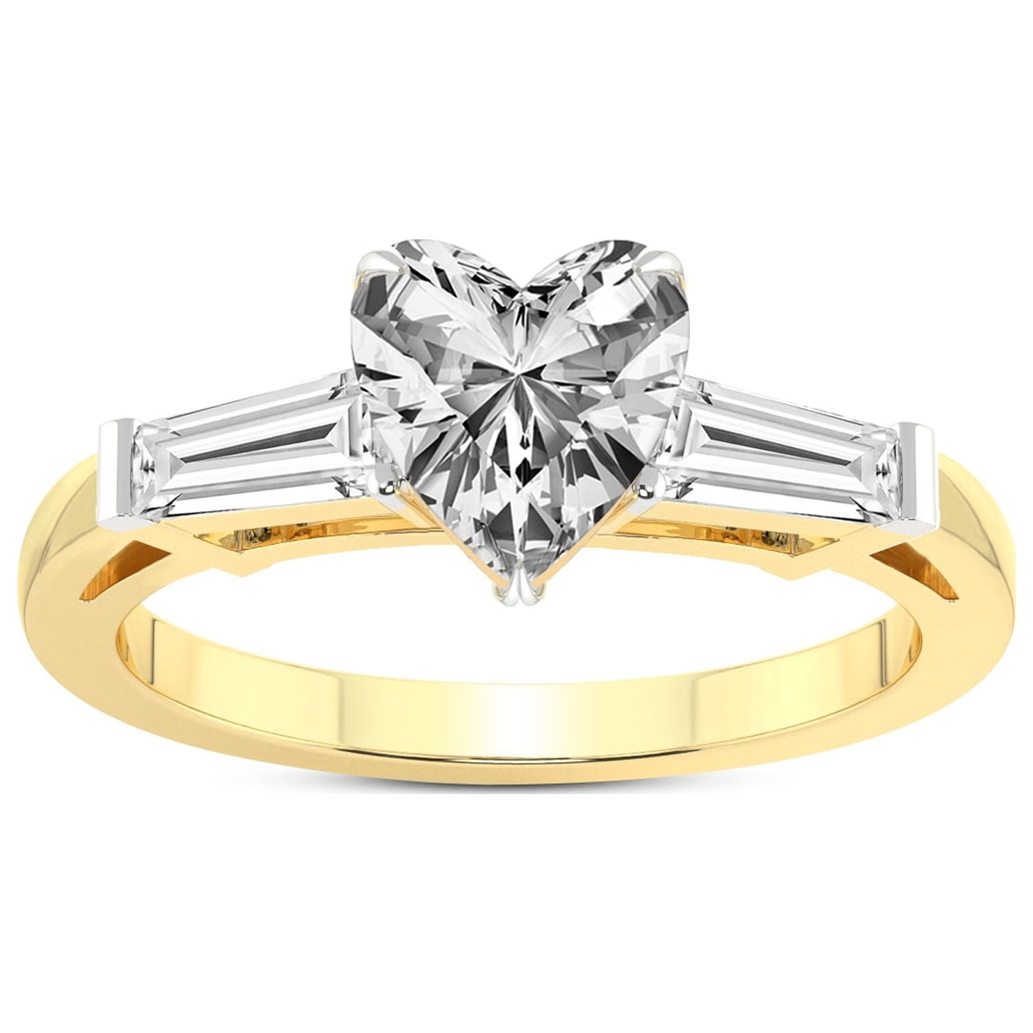 3 Carat IGI Certified Heart Shape Lab Grown Diamond Engagement Ring ...