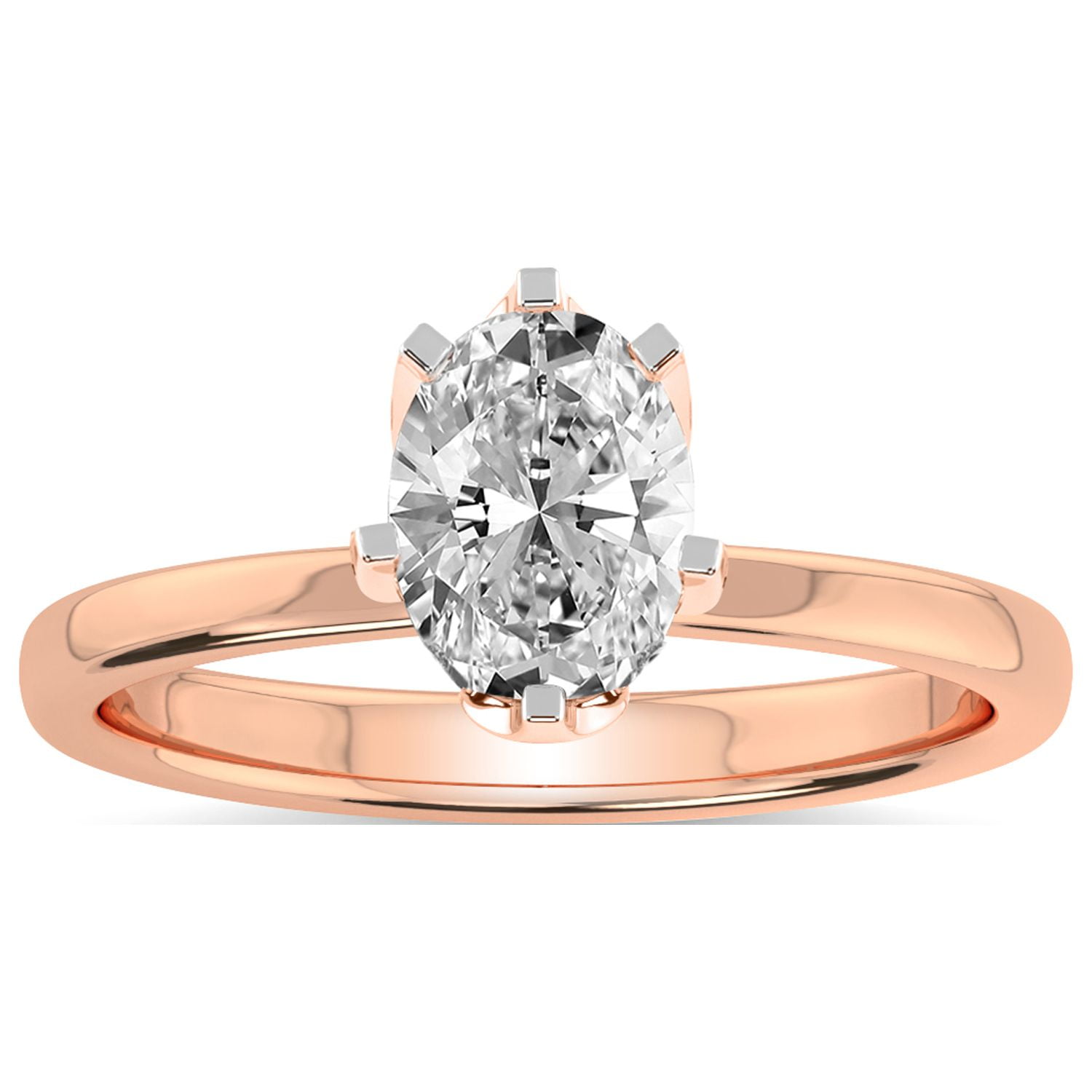 3 Carat | IGI Certified Oval Shape Lab Grown Blooming Petal Secret Halo ...