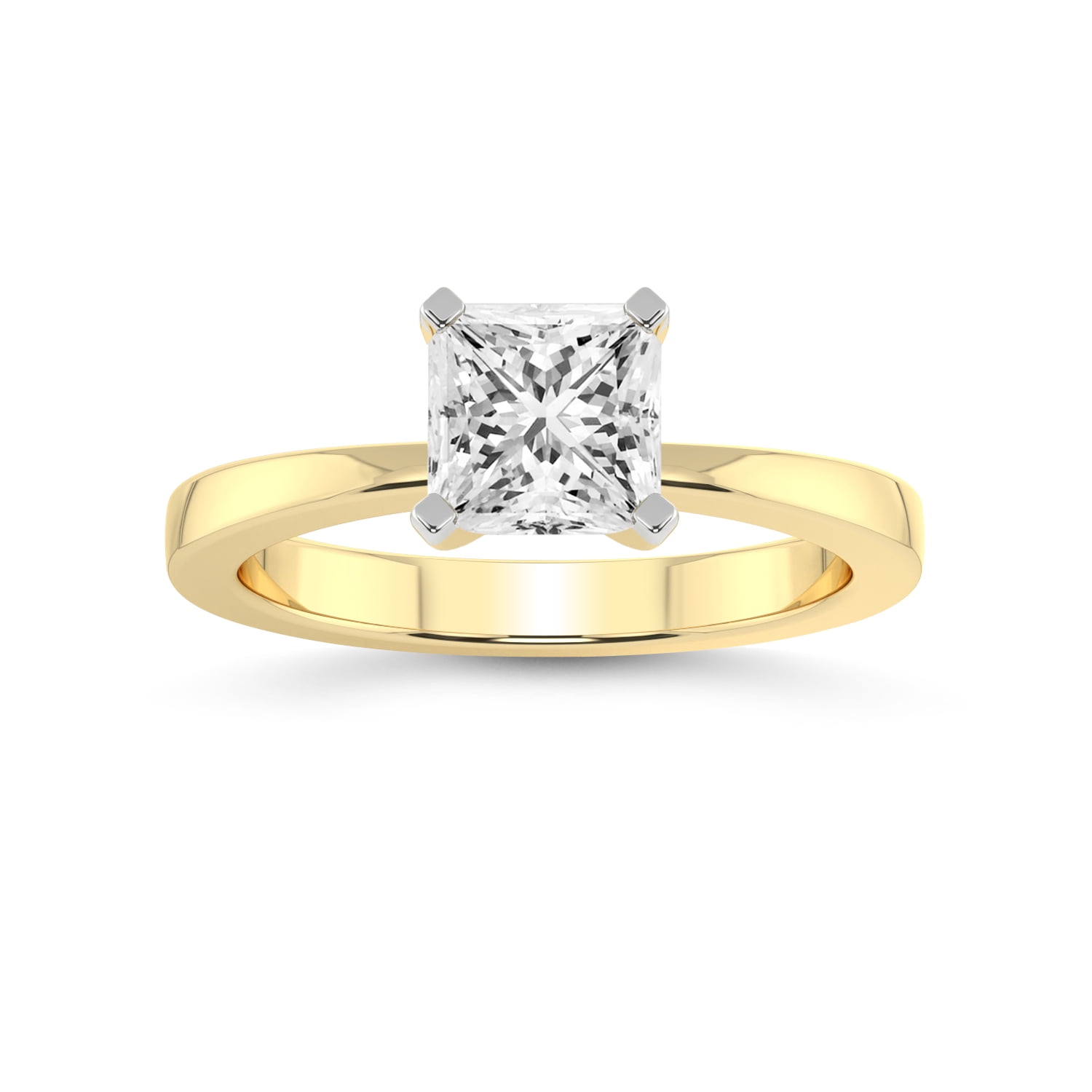 3 Carat IGI Certified Princess Shape Lab Grown Diamond Engagement Ring ...