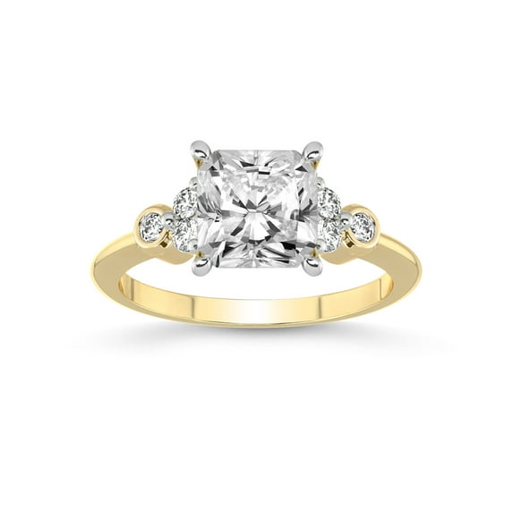 3 Carat IGI Certified Radiant Shape Lab Grown Diamond Engagement Ring ...