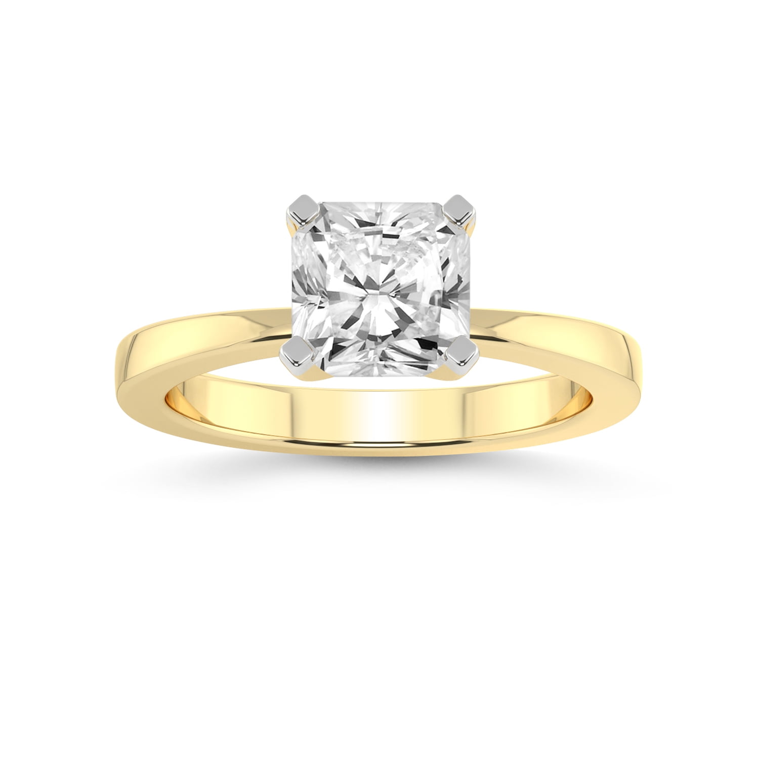 3 Carat IGI Certified Radiant Shape Lab Grown Diamond Engagement Ring ...