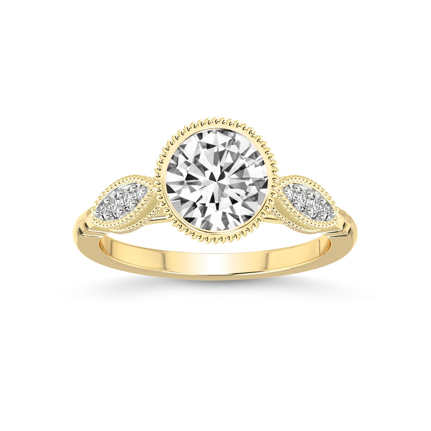 3 Carat | IGI Certified Round Shape Lab Grown Diamond Engagement Ring ...