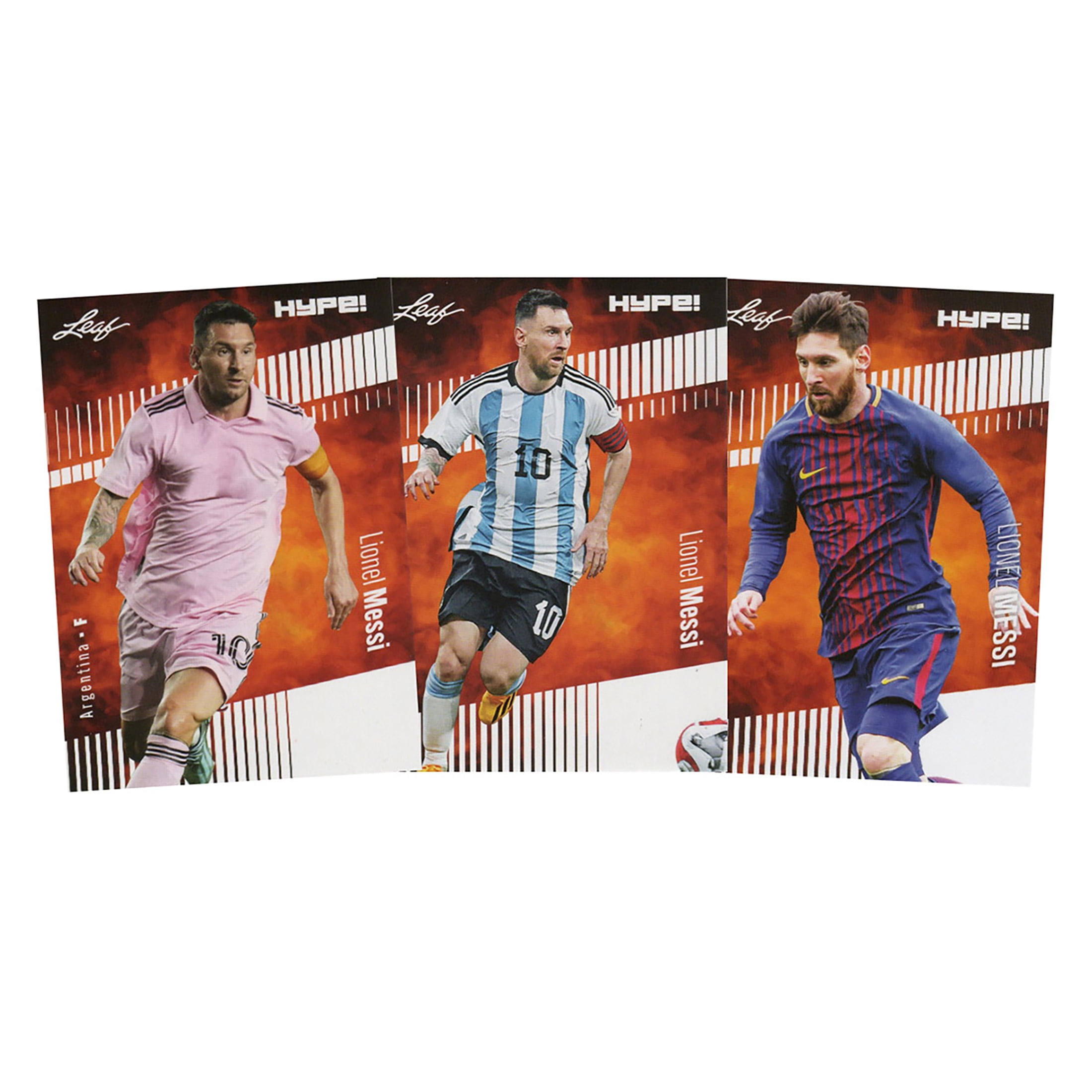 3-Card Lot Mint Condition Lionel Messi 2023 Leaf Hype! Argentina ...