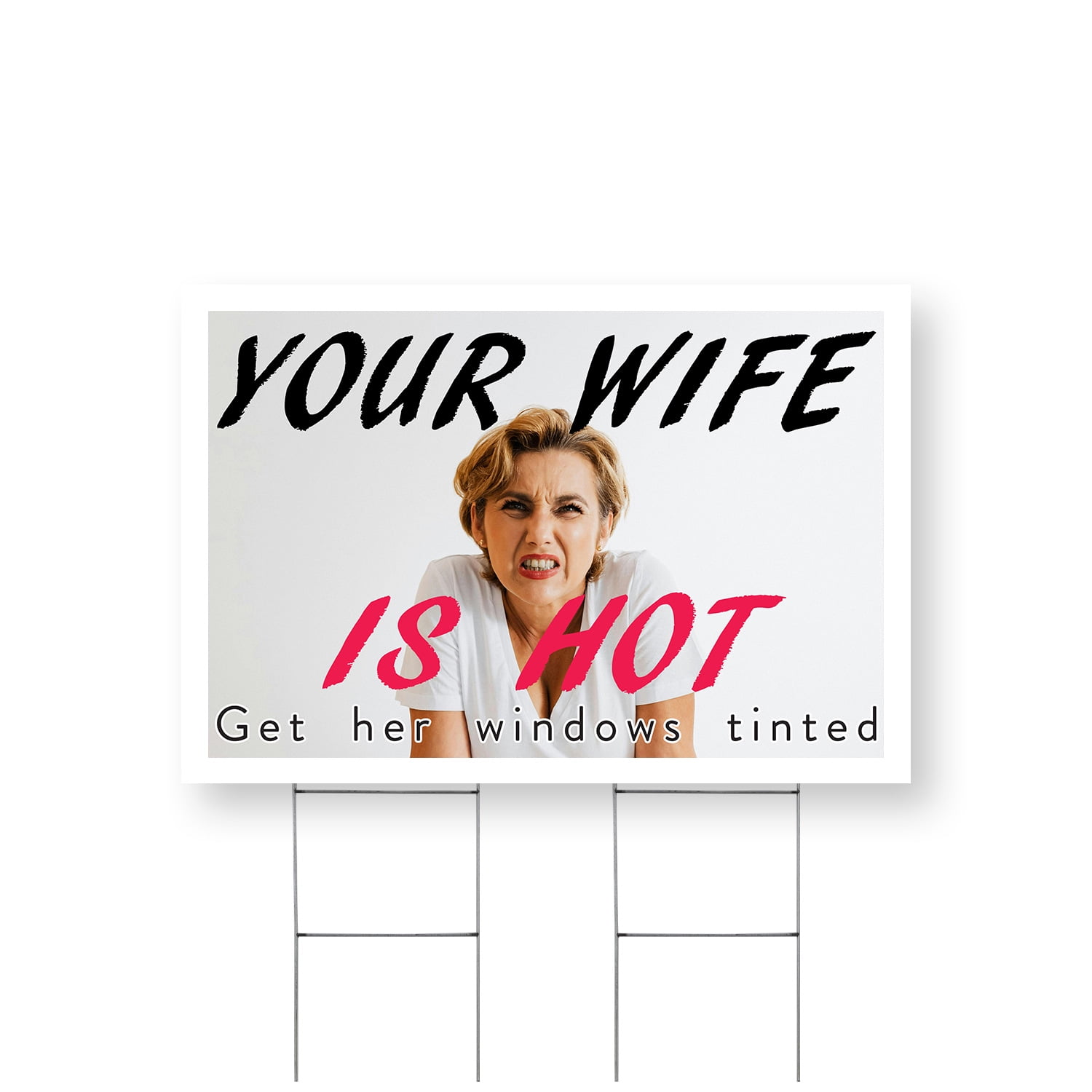 3 Causes of Accidents Yard Sign 24 Inch x 36 Inch Double Sided ...