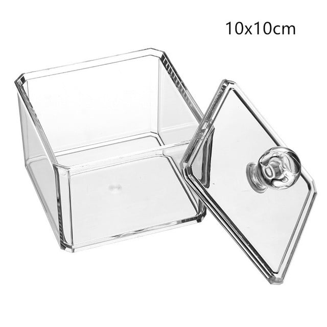 3 Cells Acrylic Divider Box Tea Bag Box Drawer Coffee Capsule Sorting ...