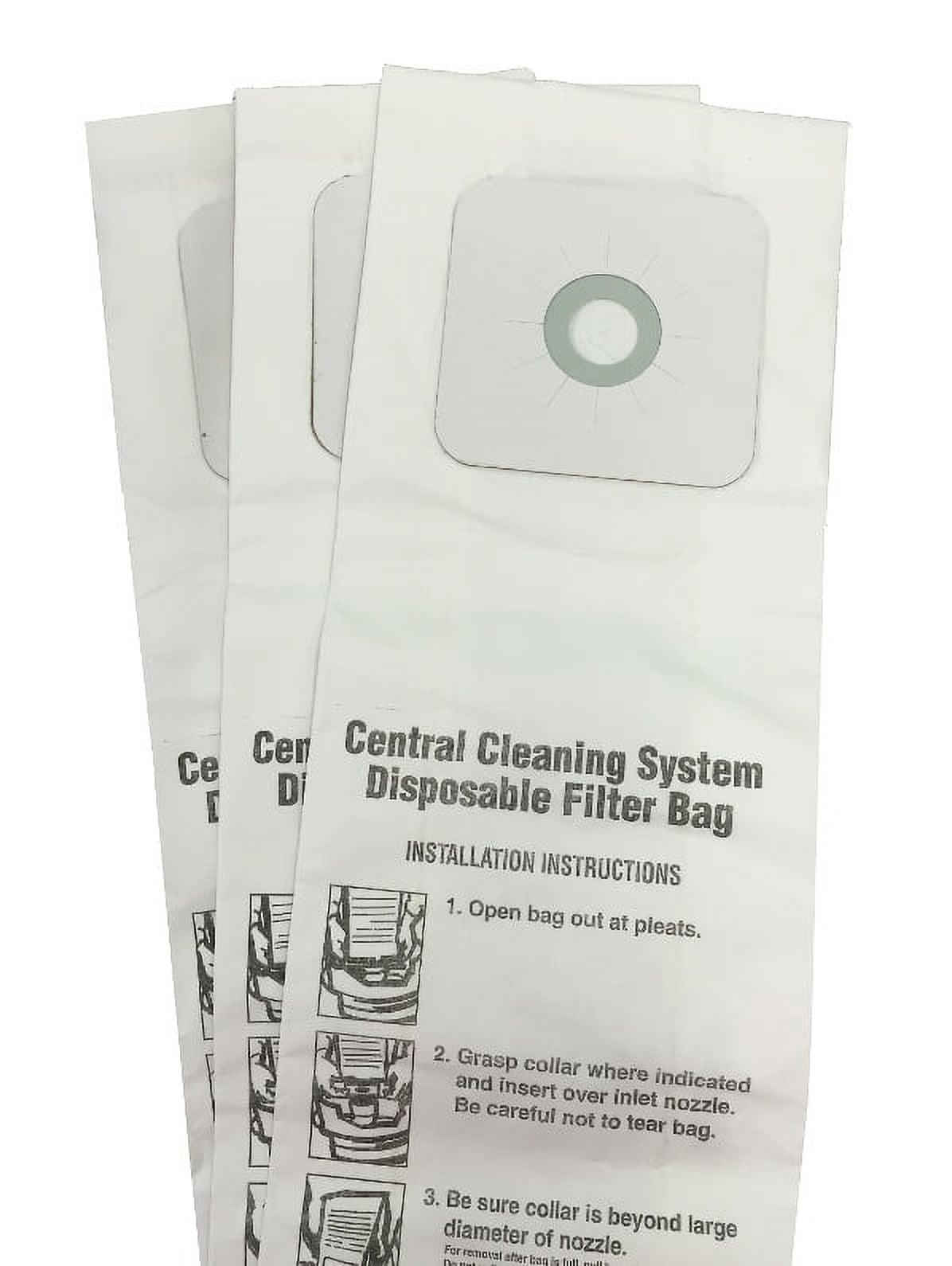 Nutone 3-Pack Central Vacuum Bags for CV350, CV352, CV353, CV450, CV653 ...