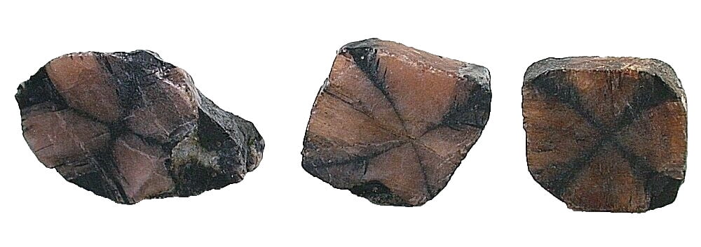 3 Chiastolite Holy Cross Christ Crystal Rough Prismatic Cab Rough CS2 ...