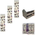 3 Chicken Nest Box Curtains with Simple Button for Chicken Breeders ...