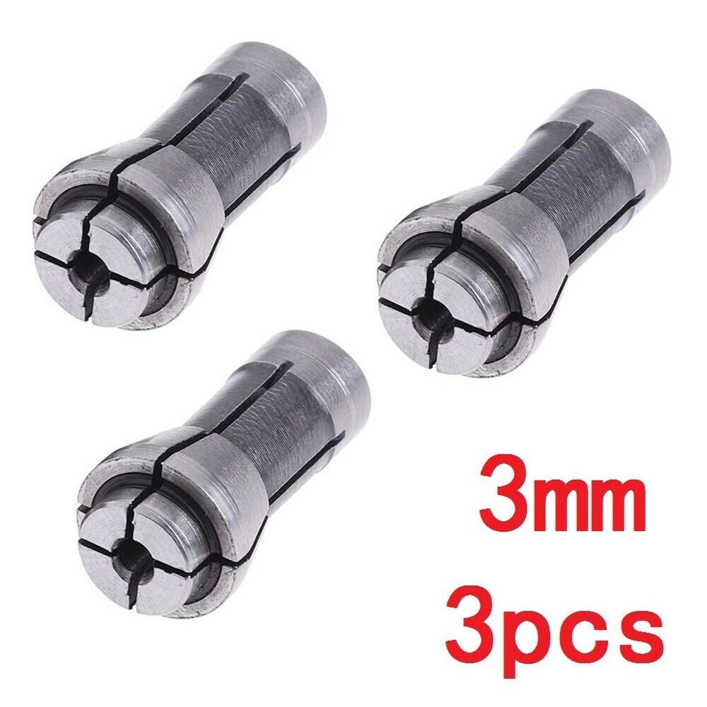 3*Chuck Die Grinder Router 1/4 To 1/8 Adapter Collet Holds Arbors ...