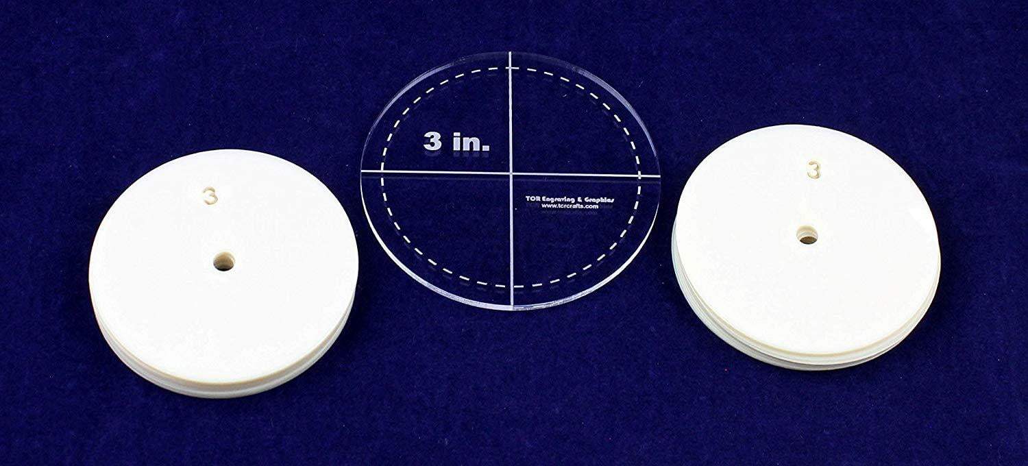 3" Circle 51 Piece Mylar Set - Quilting/Sewing Templates - Walmart.com